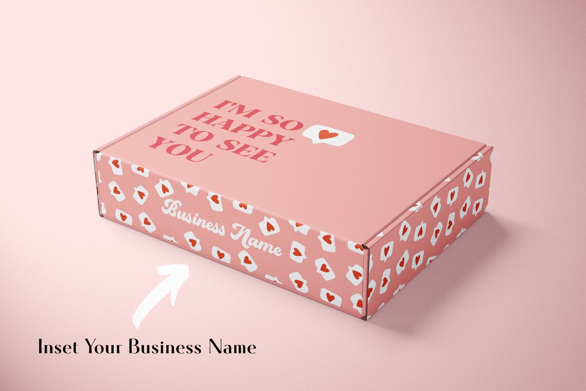 Subscription Box Design Editable Mailer Box Design Template - Etsy
