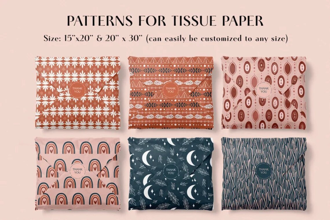 Editable Branded Packaging Template Bundle Editable Packaging - Etsy