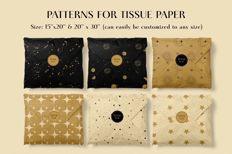 Editable Branded Packaging Template Bundle, Editable Packaging Box ...