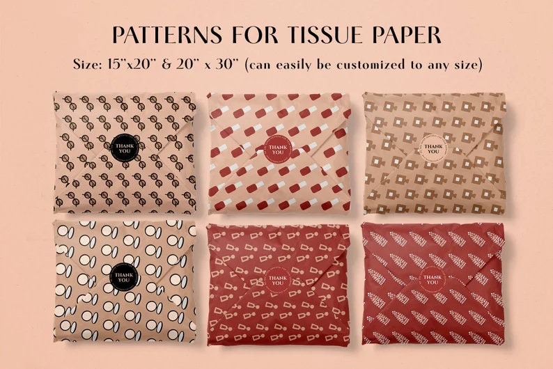 Editable Branded Packaging Template Bundle, Editable Packaging Box ...