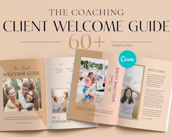 Coaching Client Welcome Packet, Client Onboarding Template, Canva ...