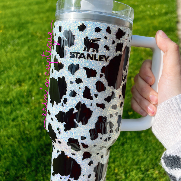 Cow Print Stanley Cup - Etsy