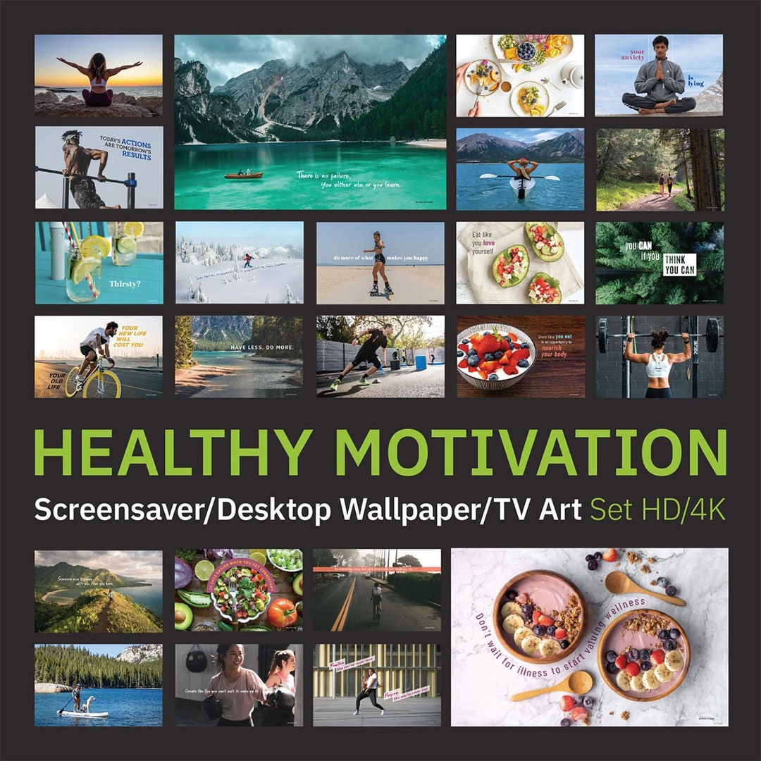 Almost Free Healthy Motivation Screensaver | Desktop Wallpaper | 6K ...