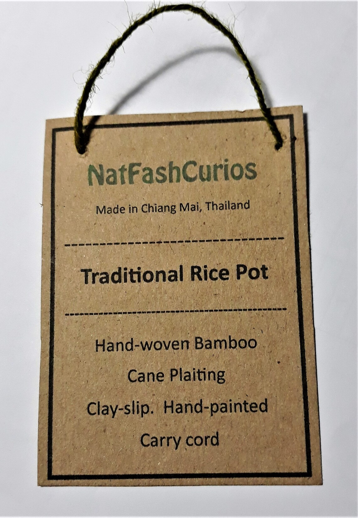 Olden-style Thai Rice Jar, Pot, Basket, Caddy, Canister, Set. Hand ...