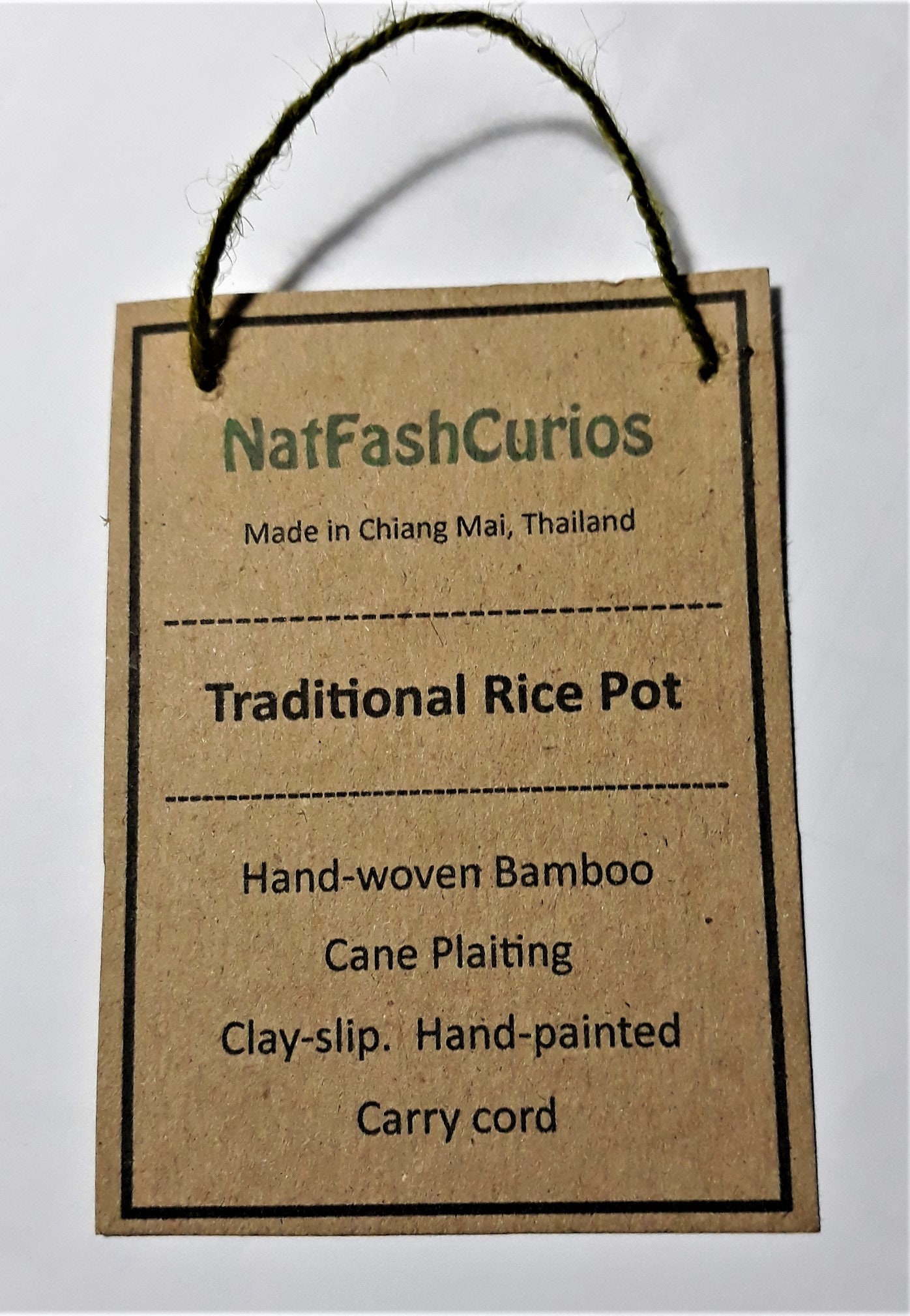 Olden-style Thai Rice Jar, Pot, Basket, Caddy, Canister, Set. Hand ...