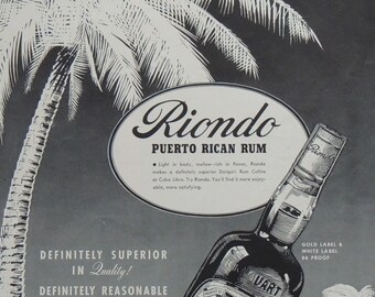 Liquor Magazine Ad - Etsy