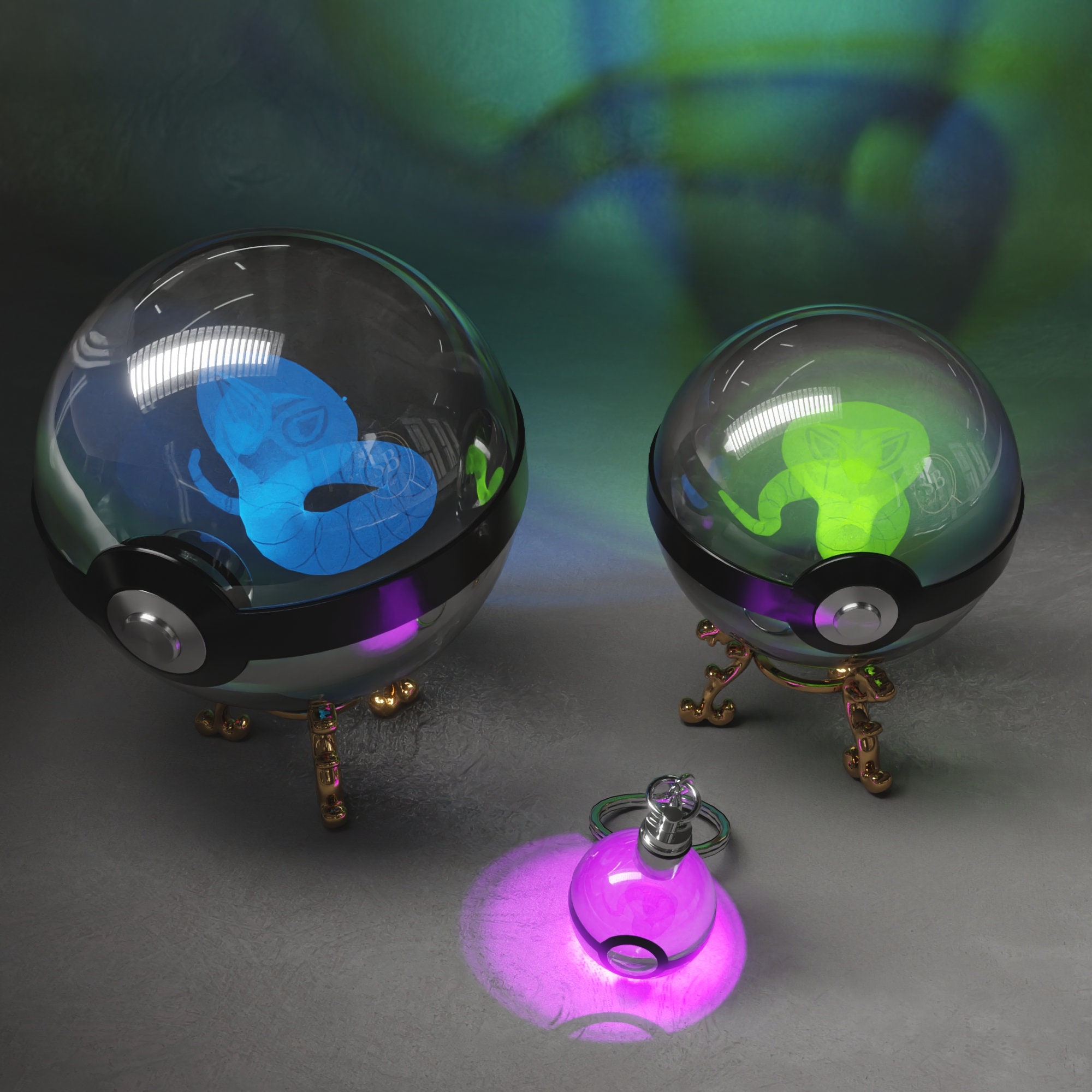 Arbok Shiny Type Alolan Mega Evolution Pokémon Go Shiny Ball | Etsy