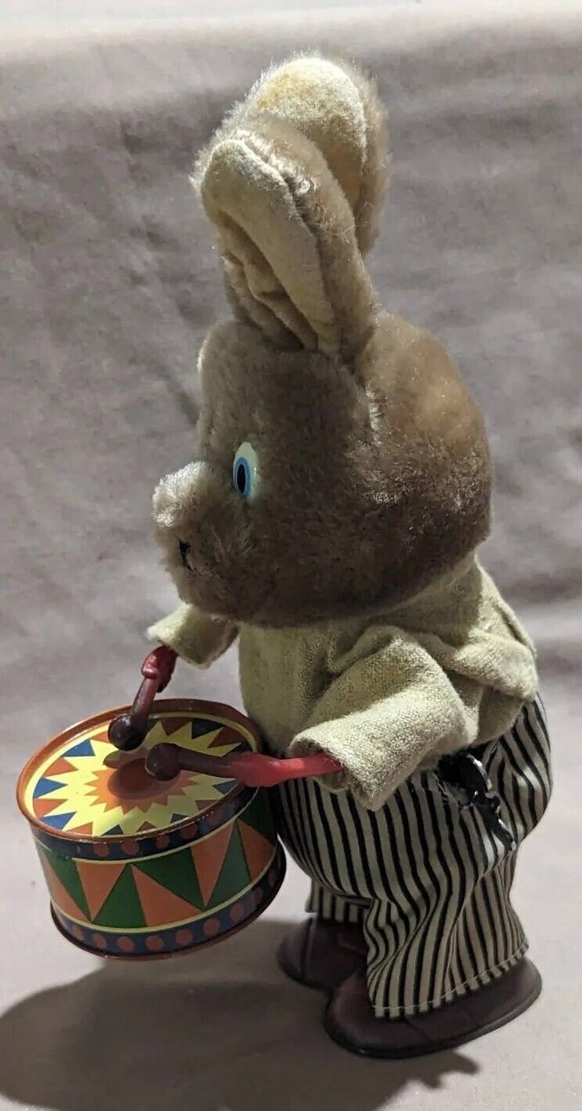 Vintage Russ RAT A TAT Wind up Bunny Rabbit Playing Drums - Etsy