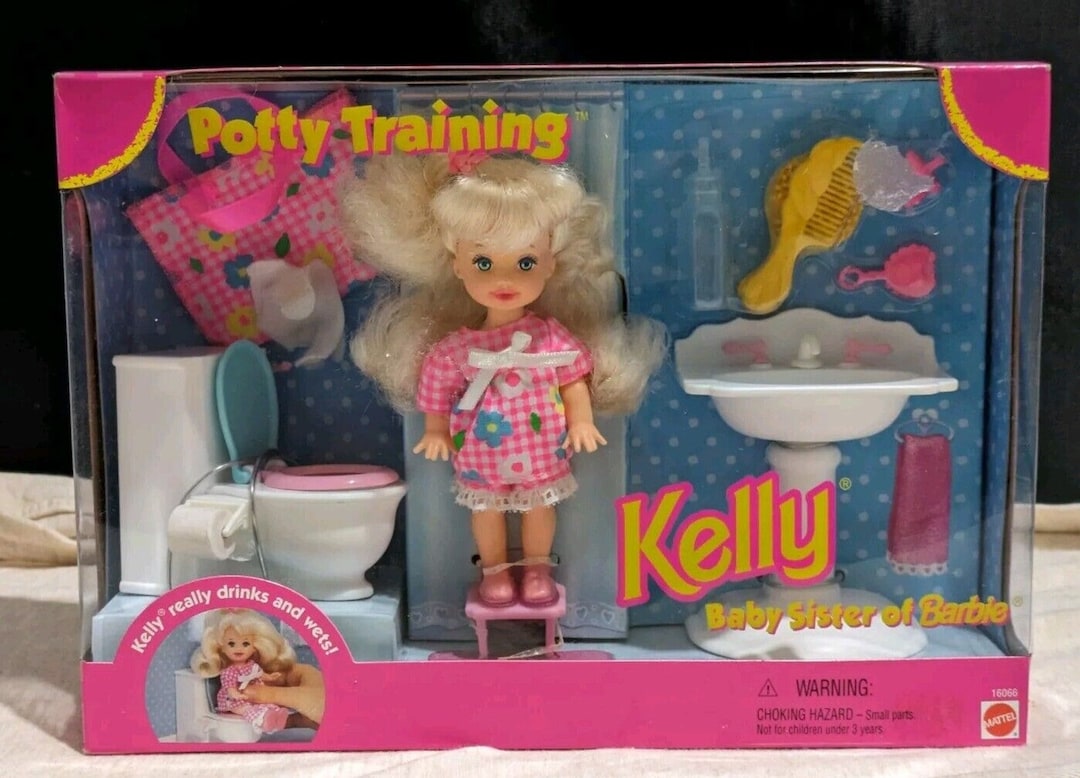 Barbie Potty Training Kelly Doll 1996 Mattel 16066 NIB New Sealed ...