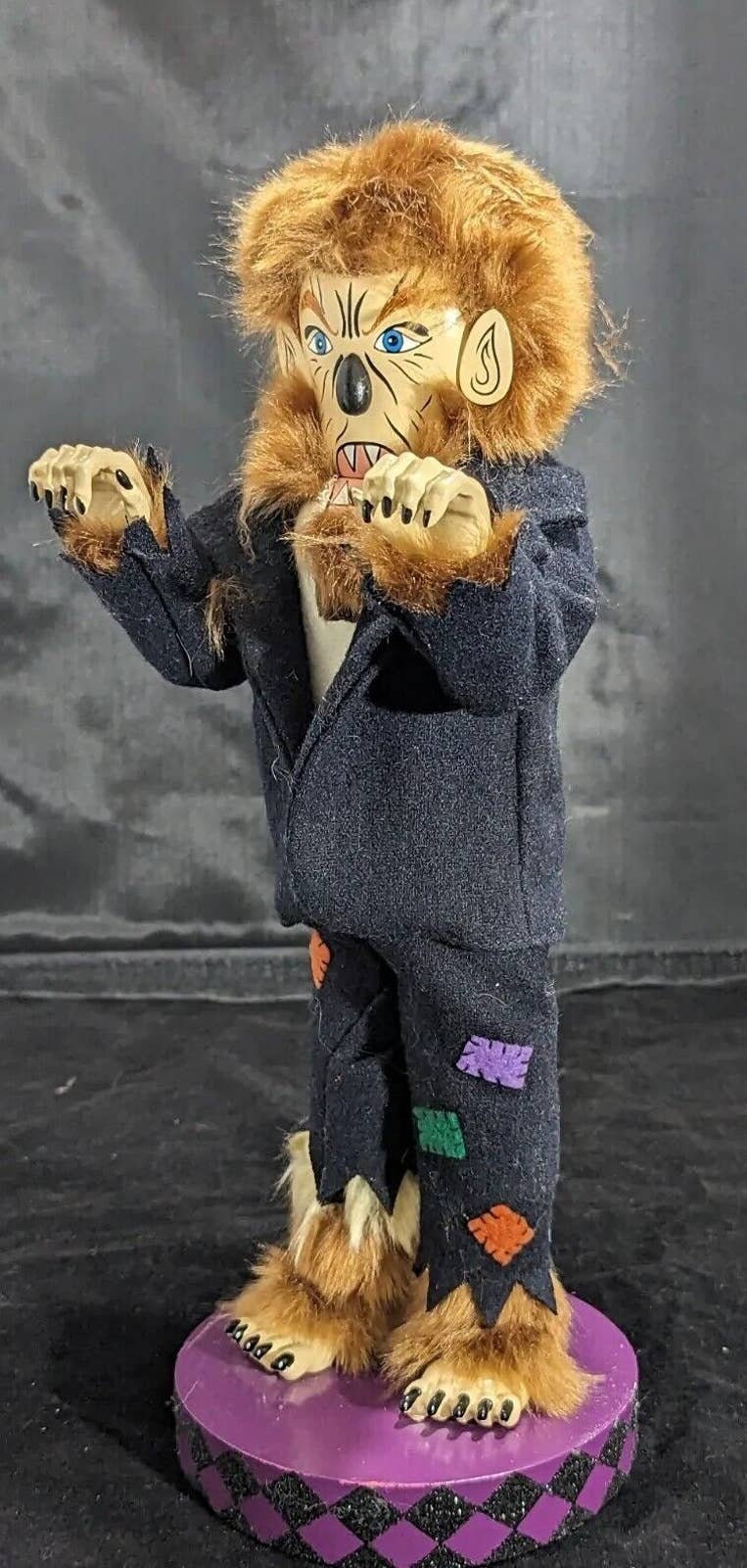 The Wolfman Halloween Nutcracker Village 14 Excellent - Etsy