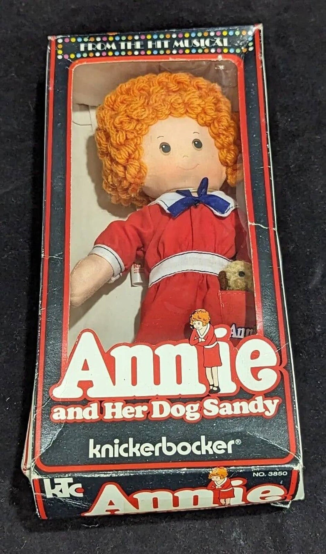 Vintage 1977 Knickerbocker Annie and Her Dog Sandy Rag Doll - Etsy