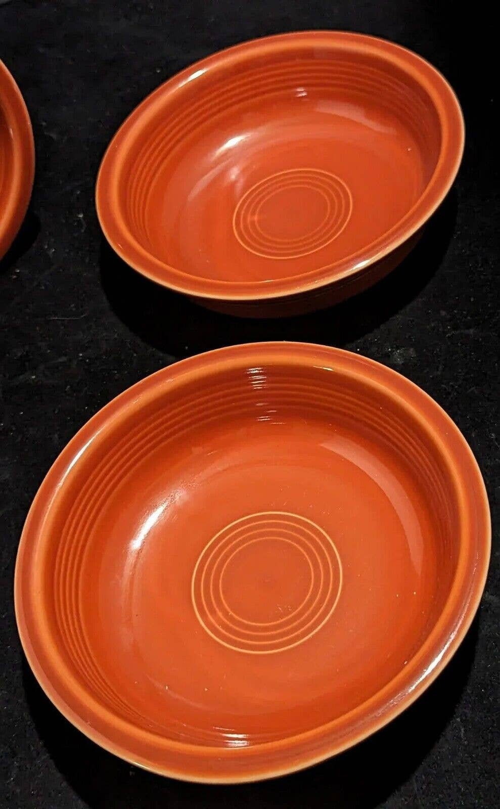 Set of 4 1970s Fiesta Ware 7 Persimmon Medium Bowls LNC - Etsy
