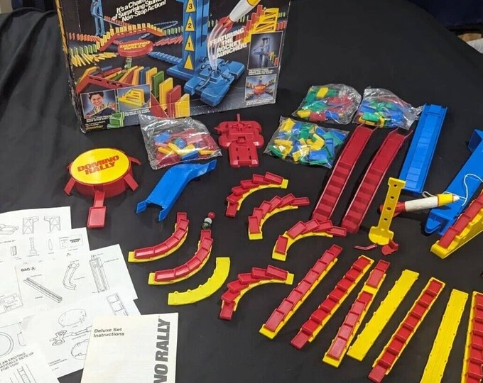 Vintage Domino Rally Extreme Set Board Game 1992 - Etsy