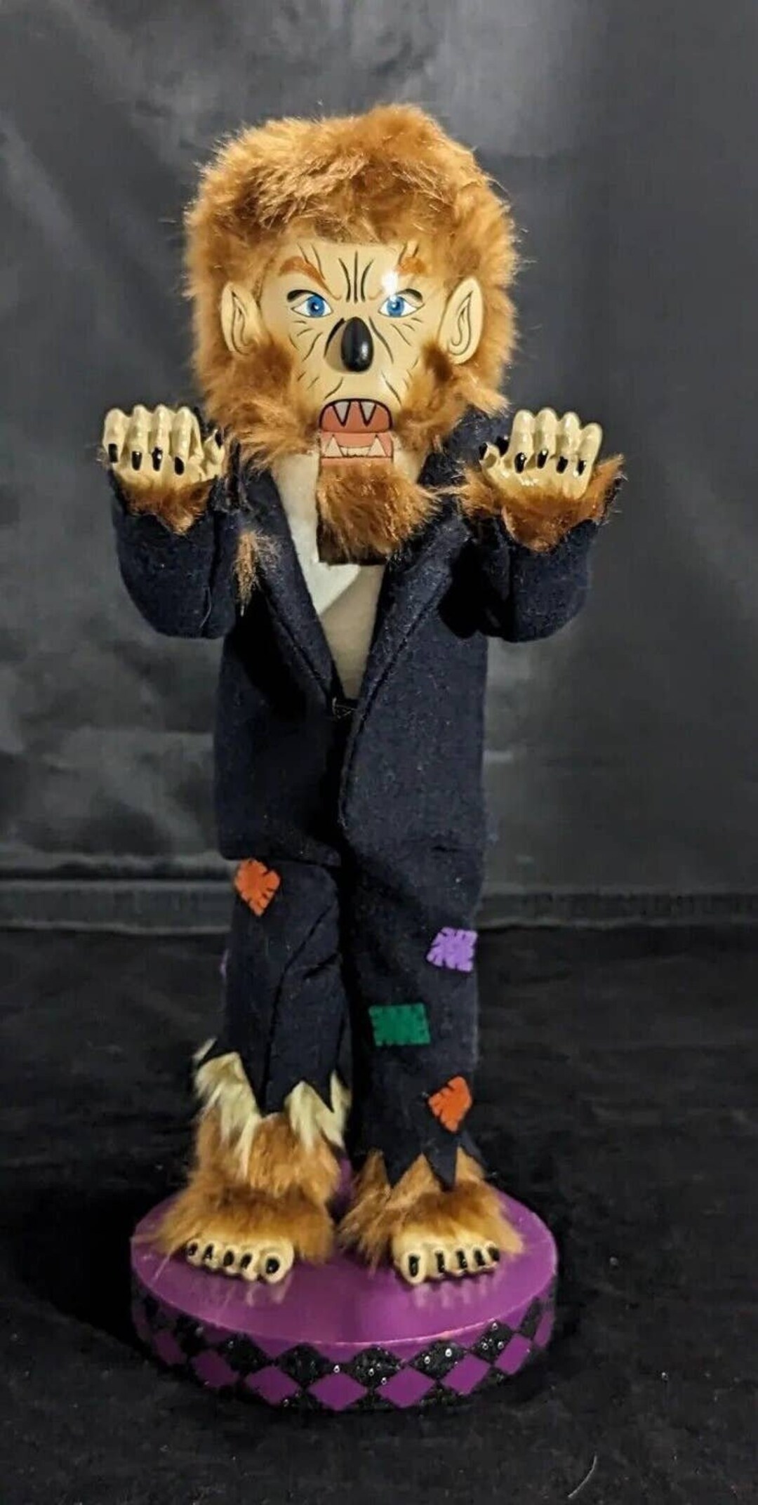 The Wolfman Halloween Nutcracker Village 14 Excellent Universal ...