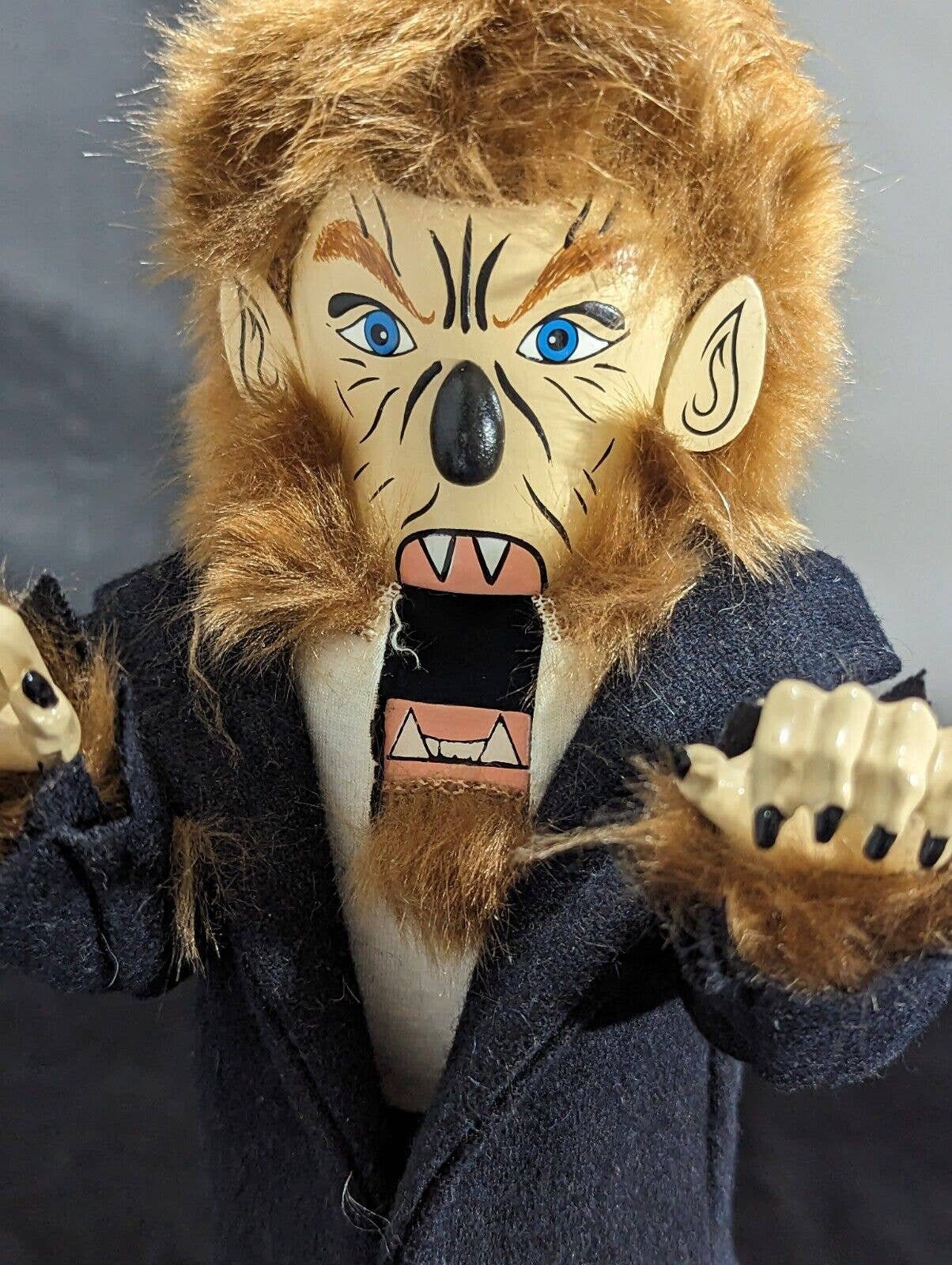 The Wolfman Halloween Nutcracker Village 14 Excellent - Etsy