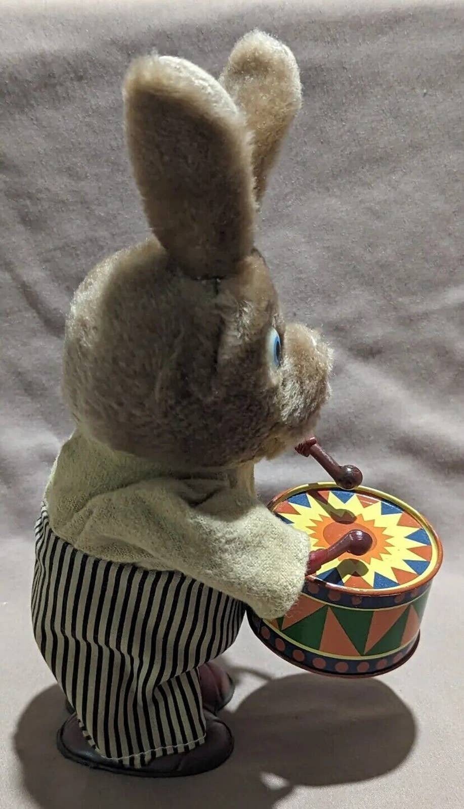 Vintage Russ RAT A TAT Wind up Bunny Rabbit Playing Drums - Etsy