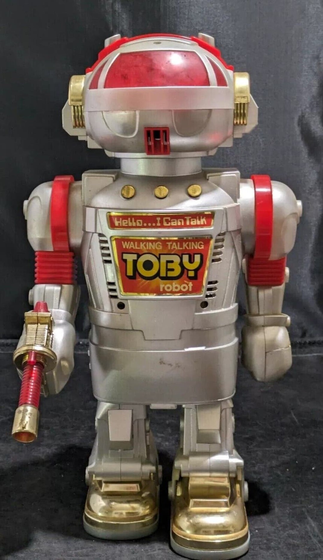 Walking Talking Toby Robot 1986 Tomy New Bright 15 Action Figure for ...