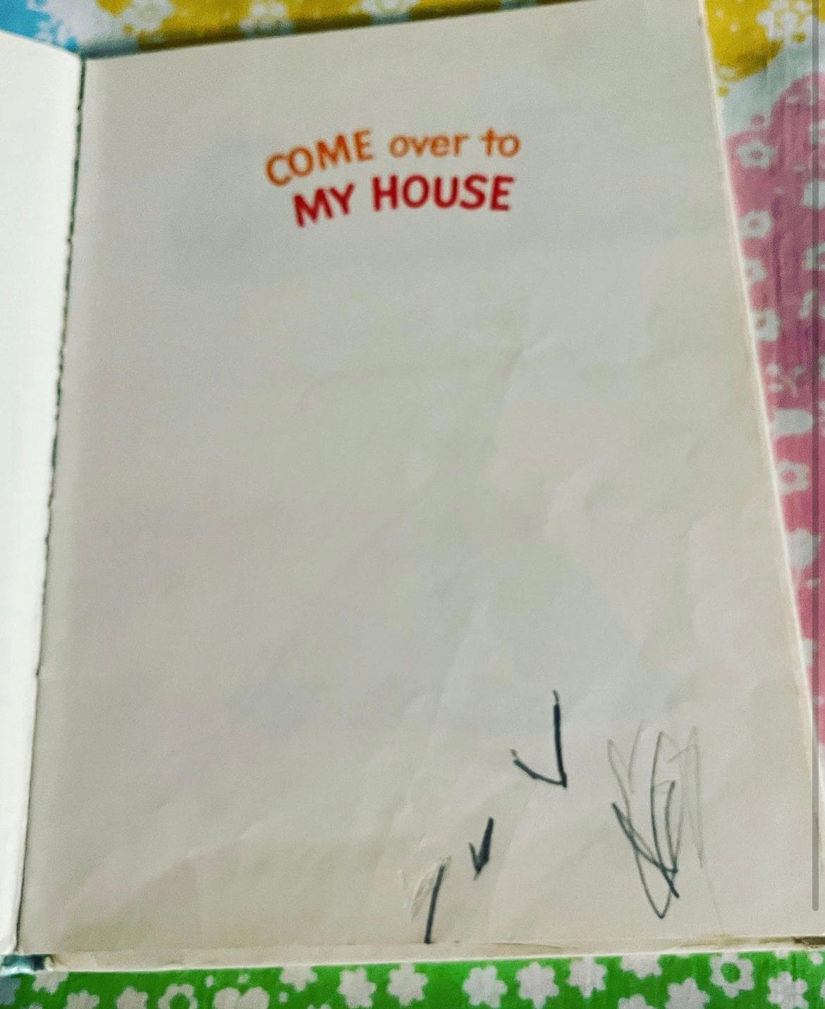 Vintage First Edition Dr Seuss Come Over to My House Book Theo Lesieg ...