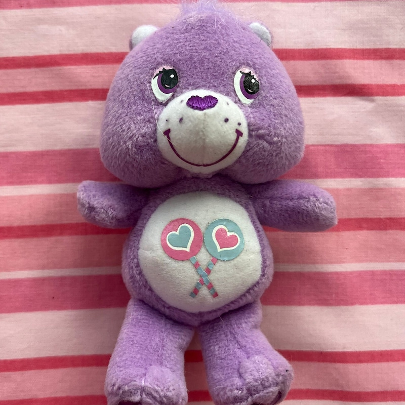 Purple Care Bear Plush - Etsy
