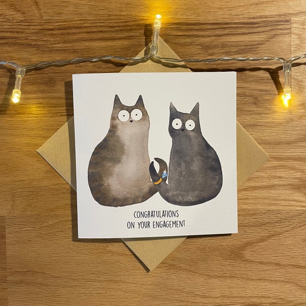 Engagement Card - Etsy