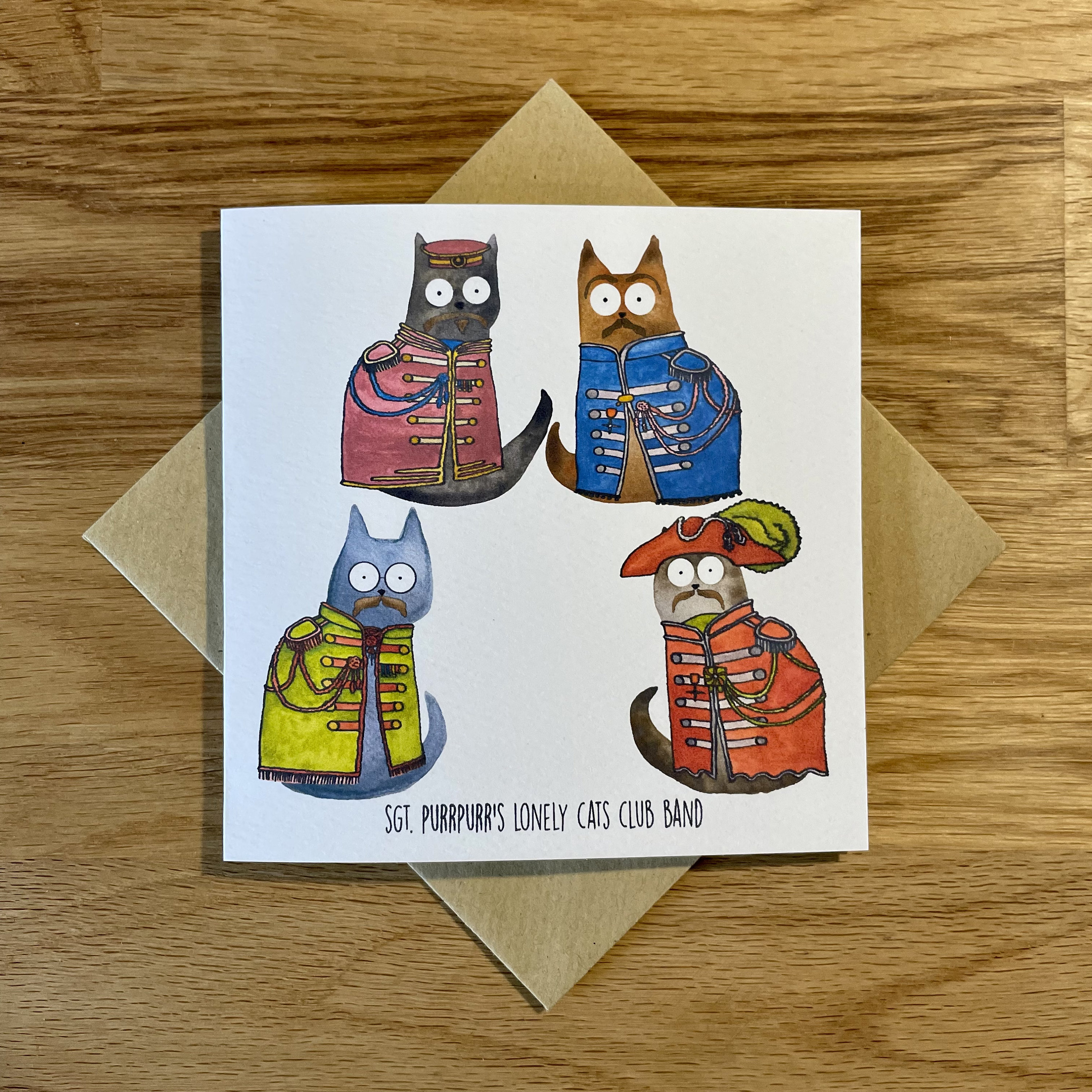 Funny Cat Birthday Card Funny Cat Card Sgt. Purrpurr's - Etsy