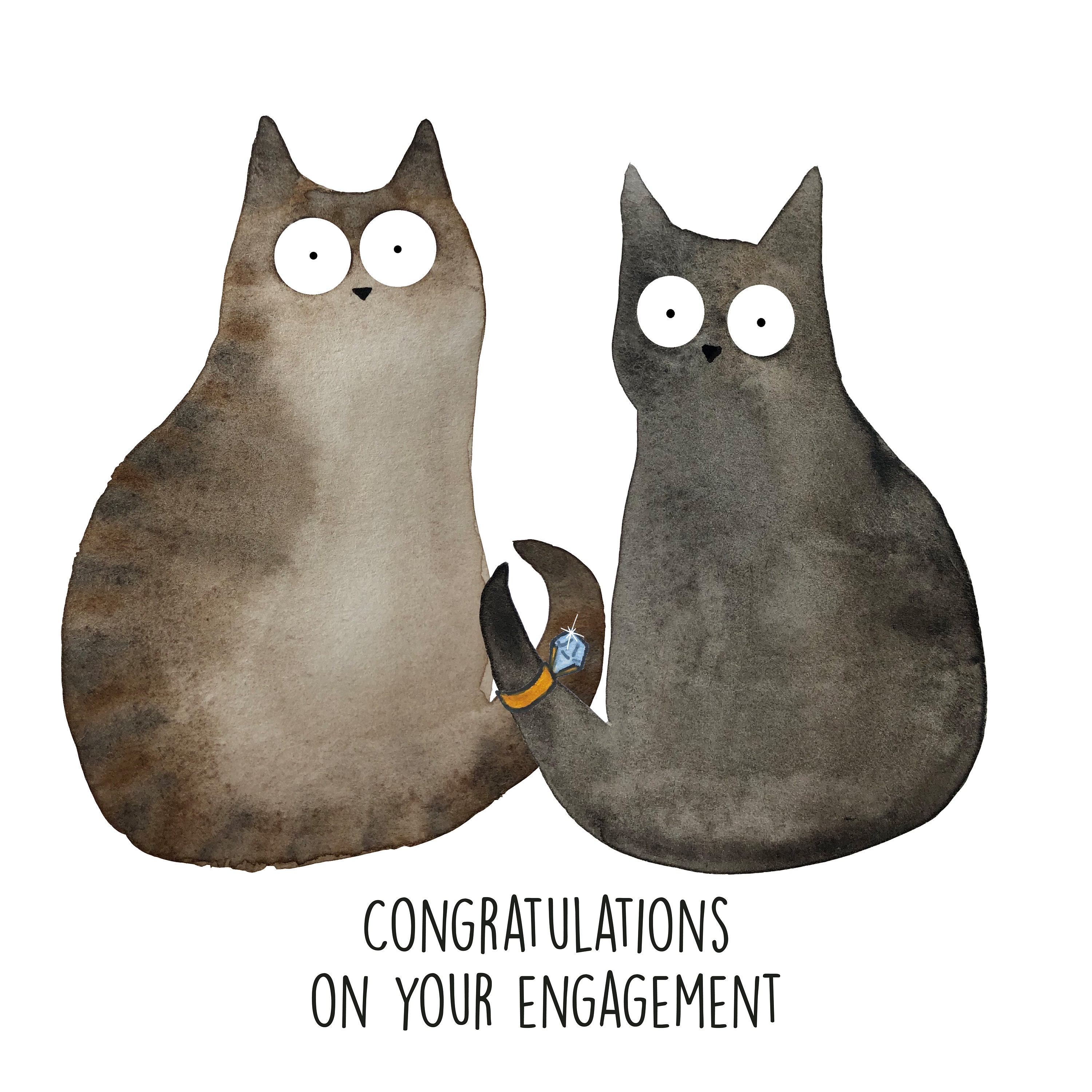 Congrats On Engaement Animal