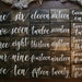 Rustic Farmhouse Wedding Event Wood Table Block Numbers - Your Stain ...