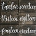 Rustic Farmhouse Wedding Event Wood Table Block Numbers - Your Stain ...