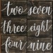Rustic Farmhouse Wedding Event Wood Table Block Numbers - Your Stain ...