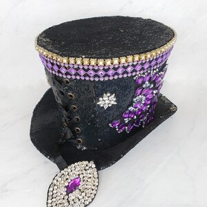 Scorpion Tail Black and Purple Full Size Cosplay Top Hat With Hand ...