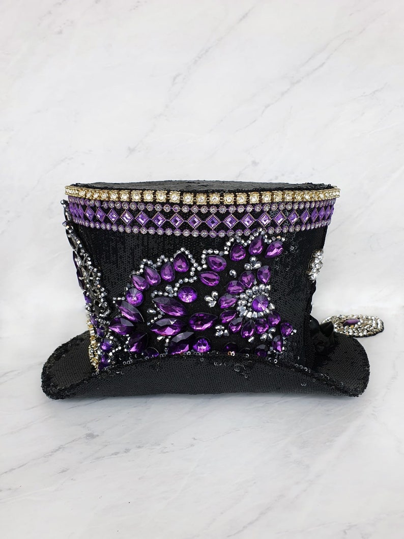 Scorpion Tail Black and Purple Full Size Cosplay Top Hat With Hand ...