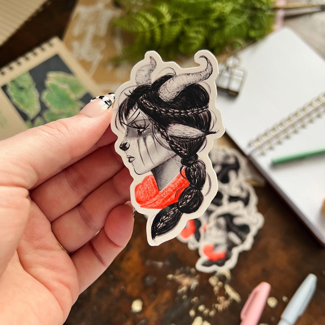 Faun Vinyl Sticker | Mrs. Tumnus | Laptop Decal | Planner Sticker ...