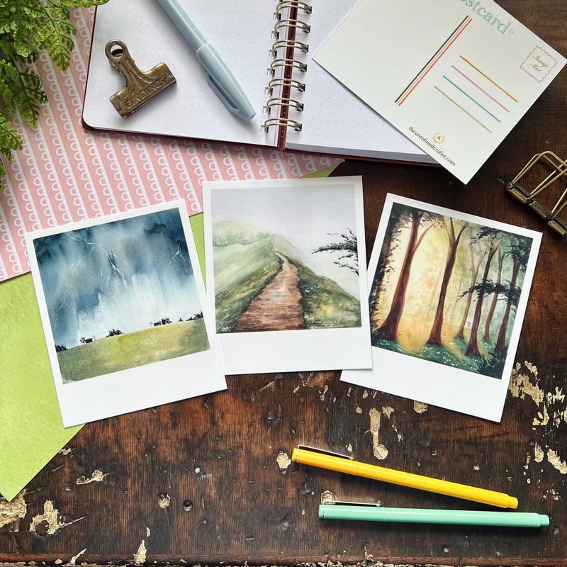 Landscape Postcard - Etsy