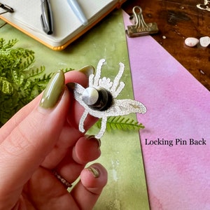 B Grade Goliath Beetle Hard Enamel Pin Stained Glass Transparent Pins ...