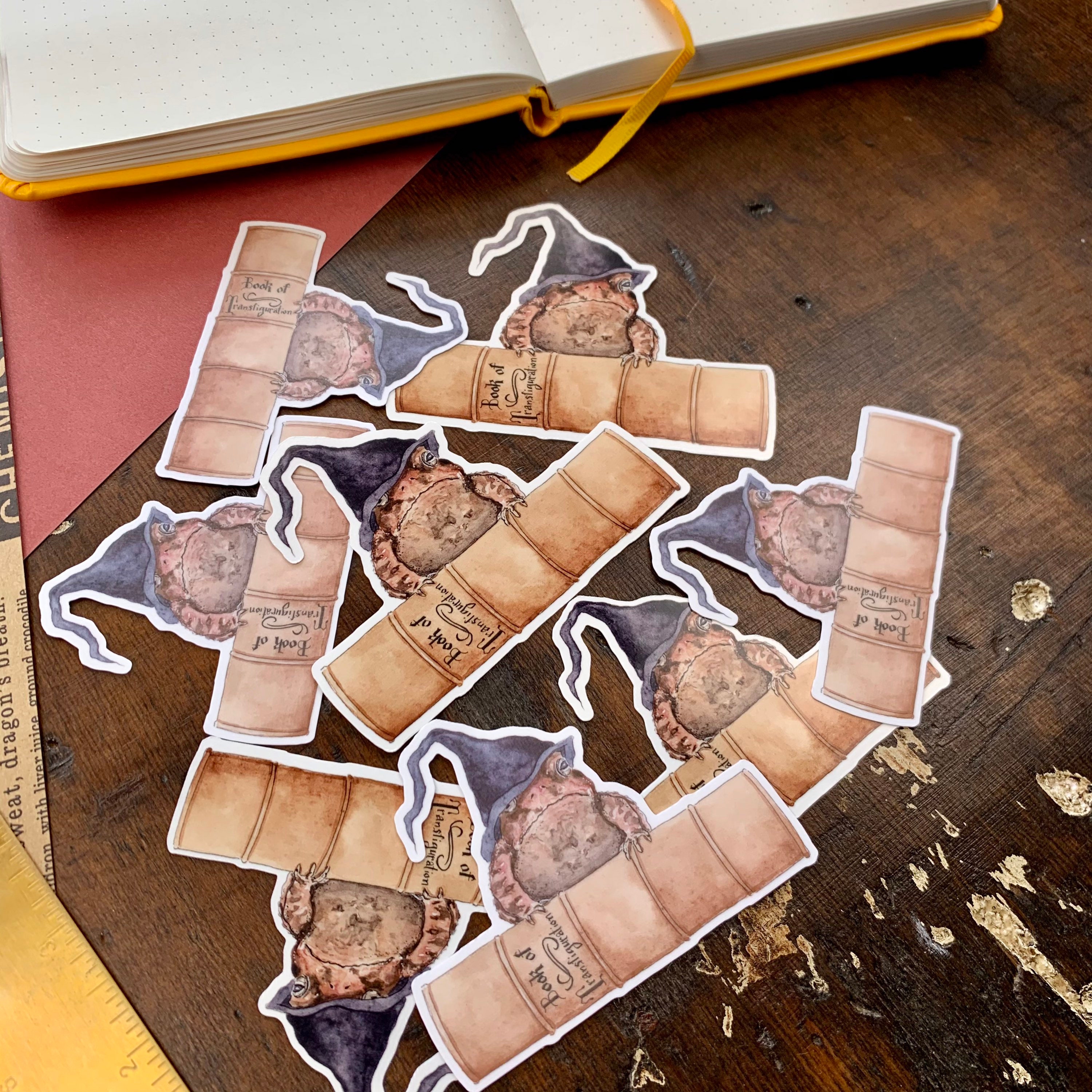 Harriet the Toad Vinyl Sticker Transfiguration Wizard - Etsy