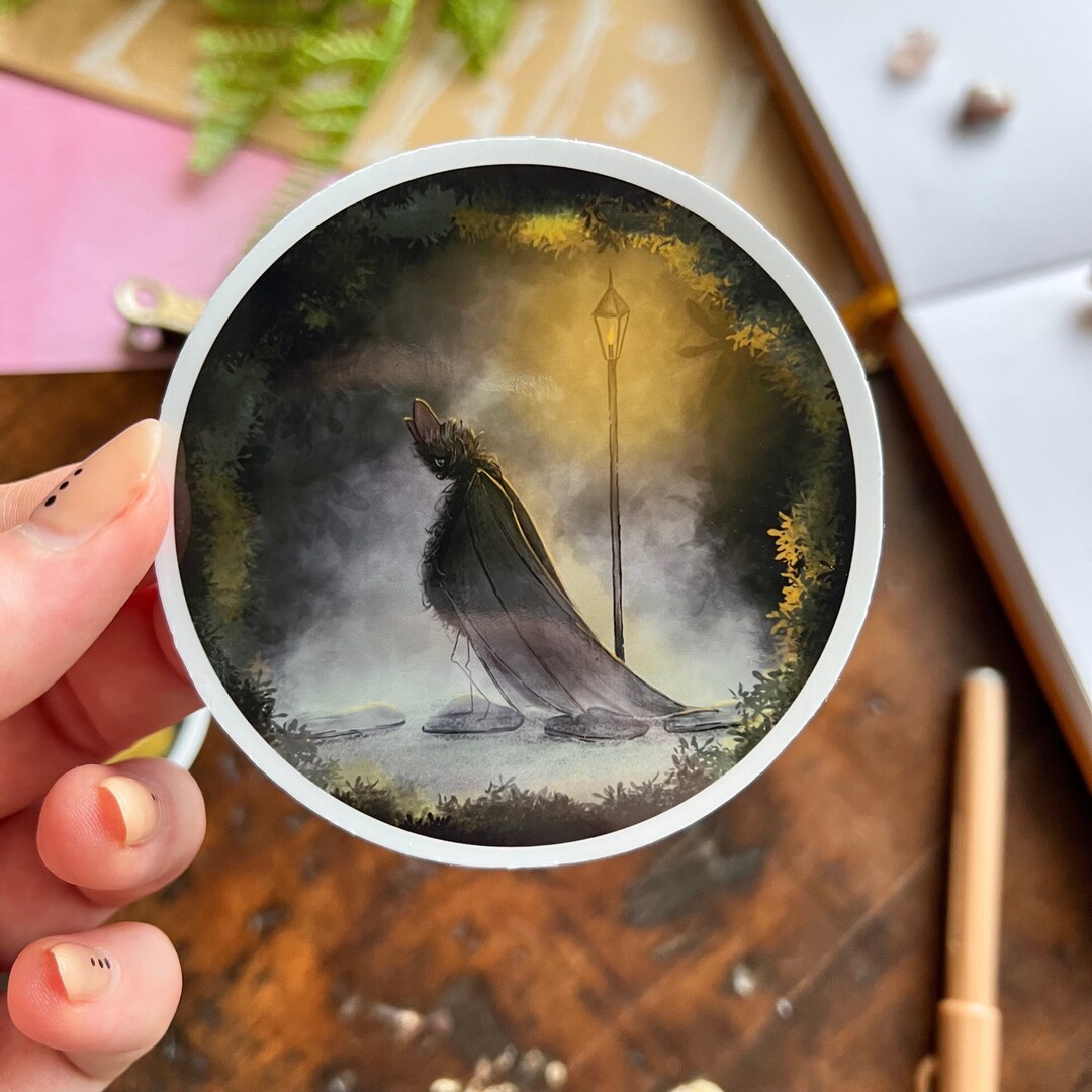 Nocturnal Bat Vinyl Sticker | Spooky | Laptop Decal | Planner Sticker ...