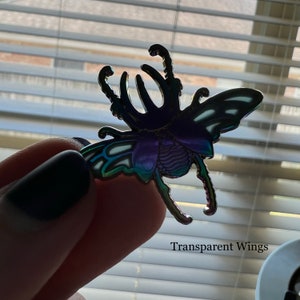 Atlas Beetle Hard Enamel Pin | Stained Glass | Transparent | Pins for ...