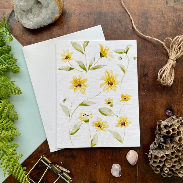 Daisy Note Cards - Etsy