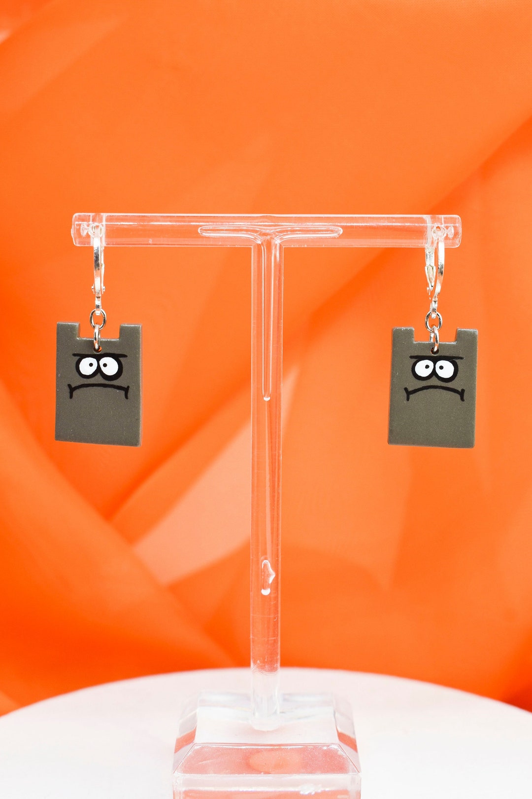 Cartoon Network Schnitzel From Chowder Dangle Earrings - Etsy
