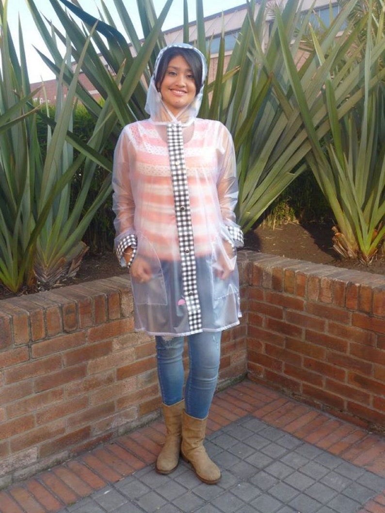 Clear / Transparent Rain Coat, Clear Rain Jacket, Poncho - Etsy