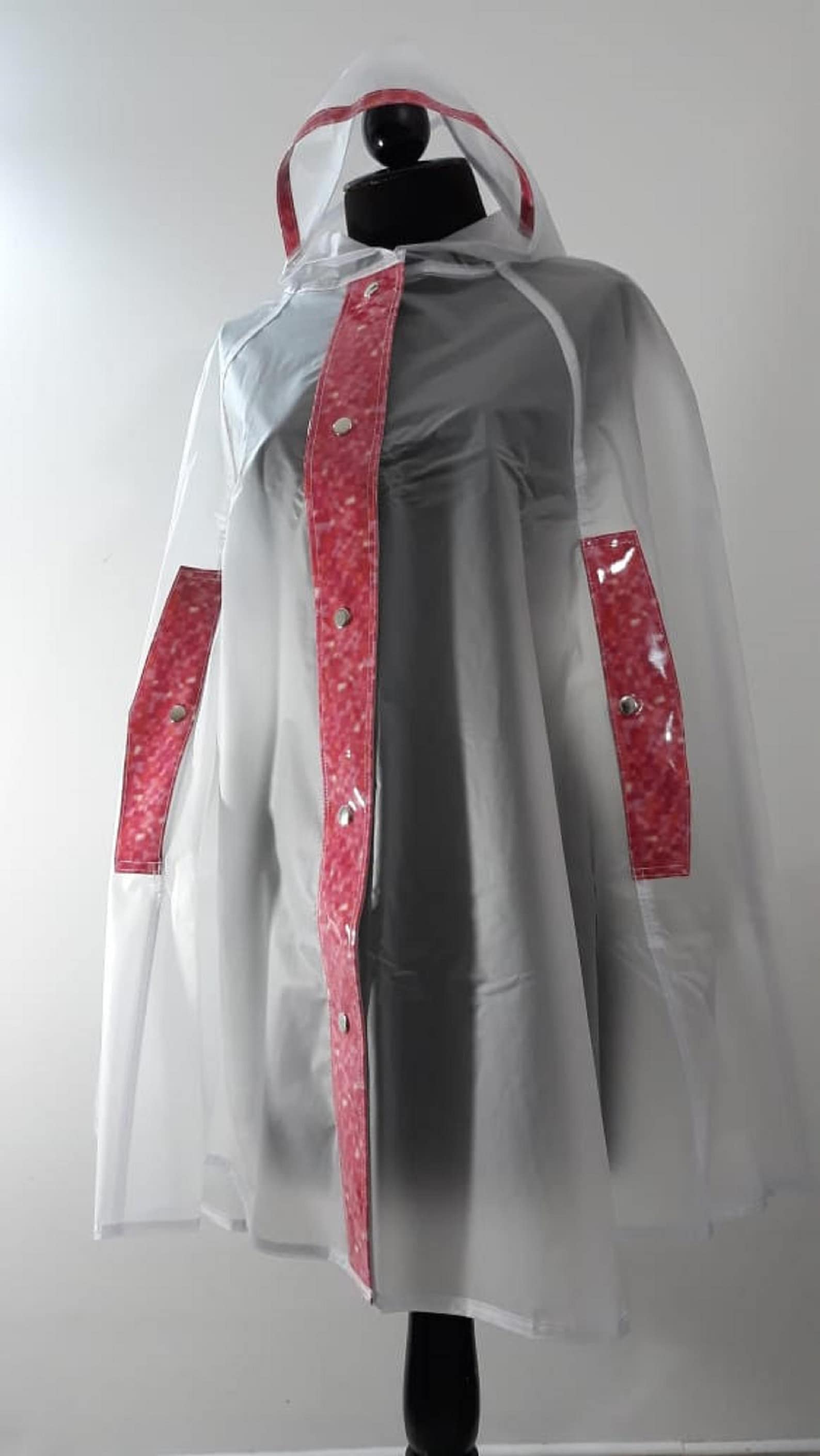 Clear / Transparent Rain Coat, Clear Rain Jacket, Poncho - Etsy UK