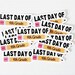 Last Day of School Sticker Pack Waterproof Student Stickers End of ...