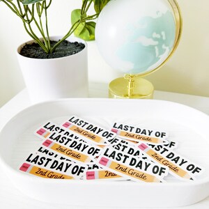Last Day of School Sticker Pack Waterproof Student Stickers End of ...