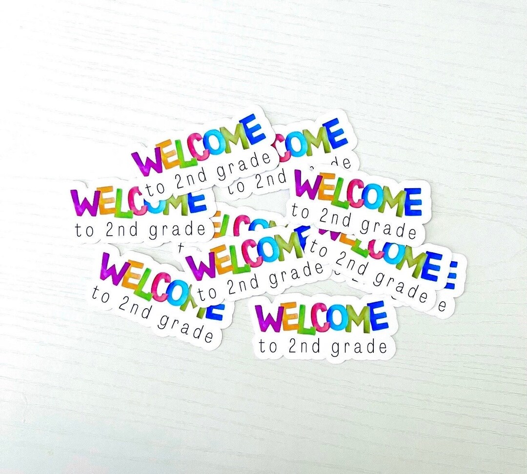 Welcome to School Stickers First Day of School Teacher to Student Gift ...