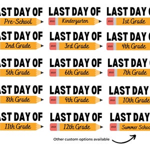 Last Day of School Sticker Pack Waterproof Student Stickers End of ...
