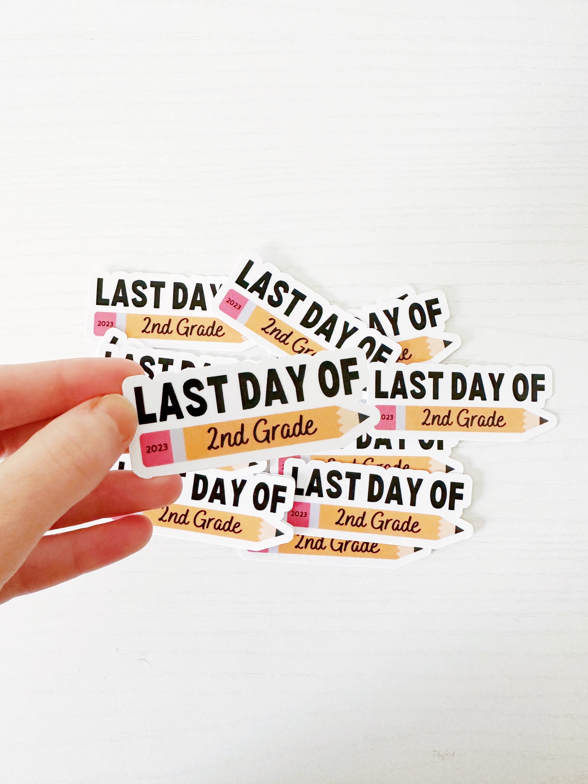 Last Day of School Sticker Pack Waterproof Student Stickers - Etsy