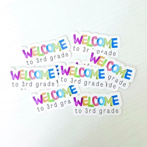 Welcome to School Stickers First Day of School Teacher to Student Gift ...