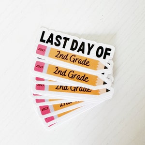 Last Day of School Sticker Pack Waterproof Student Stickers End of ...