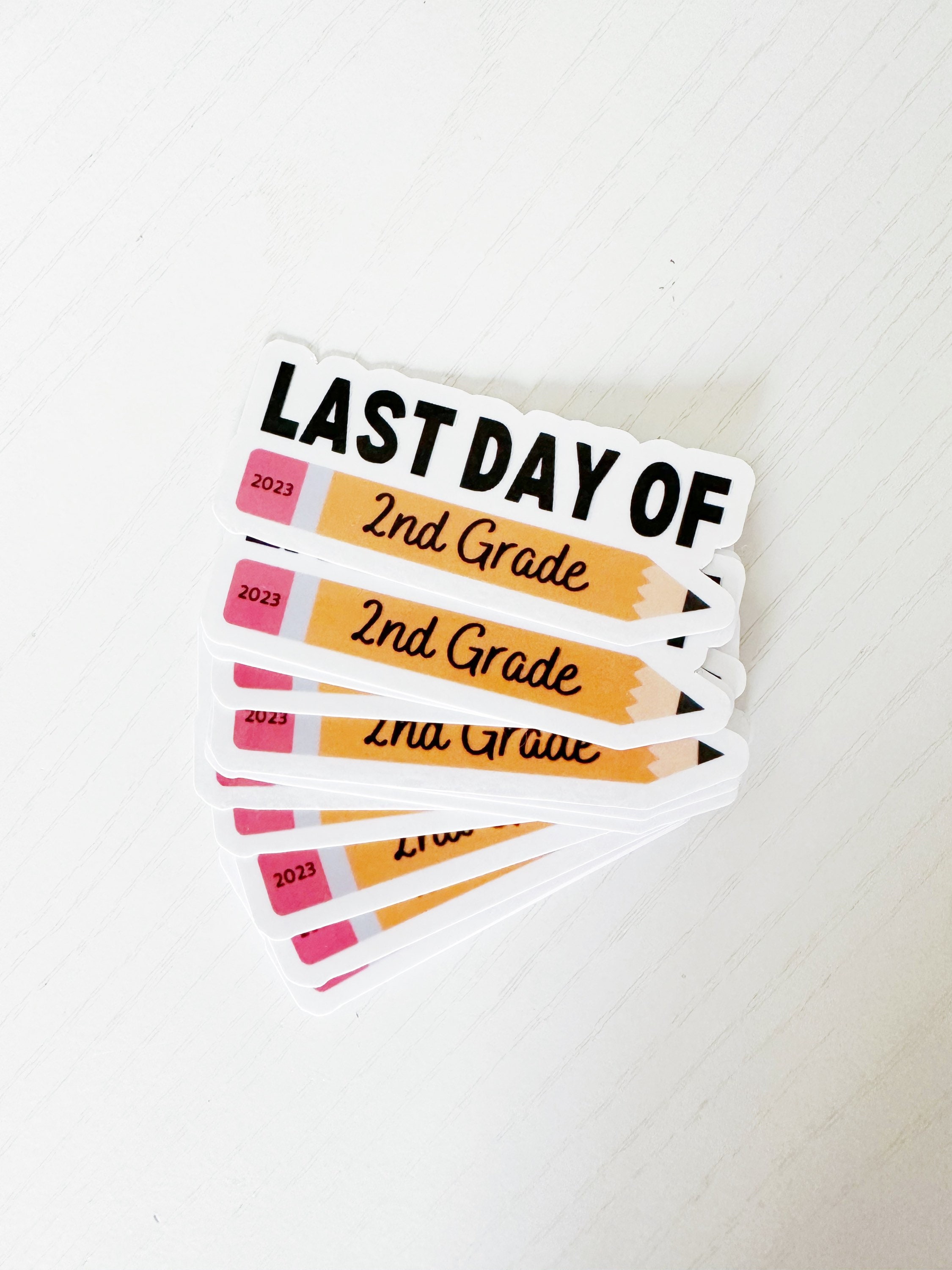 Last Day of School Sticker Pack Waterproof Student Stickers - Etsy