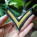 Vintage US Army Private Second Class Rank Patch - PV2 - Green and ...